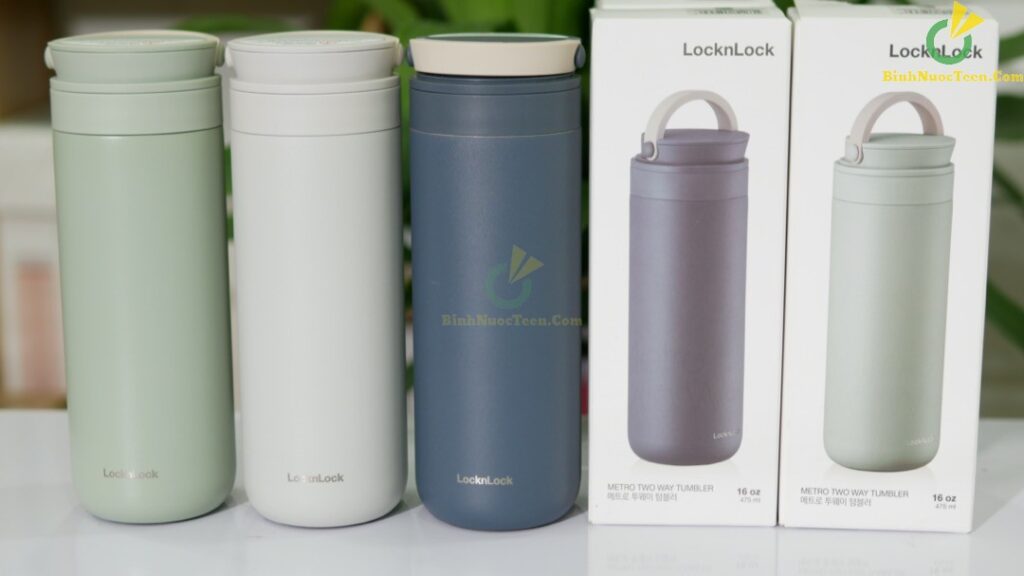 Bình Giữ Nhiệt LocknLock 475ml Metro Two Way LHC4274 - Binhnuocteen