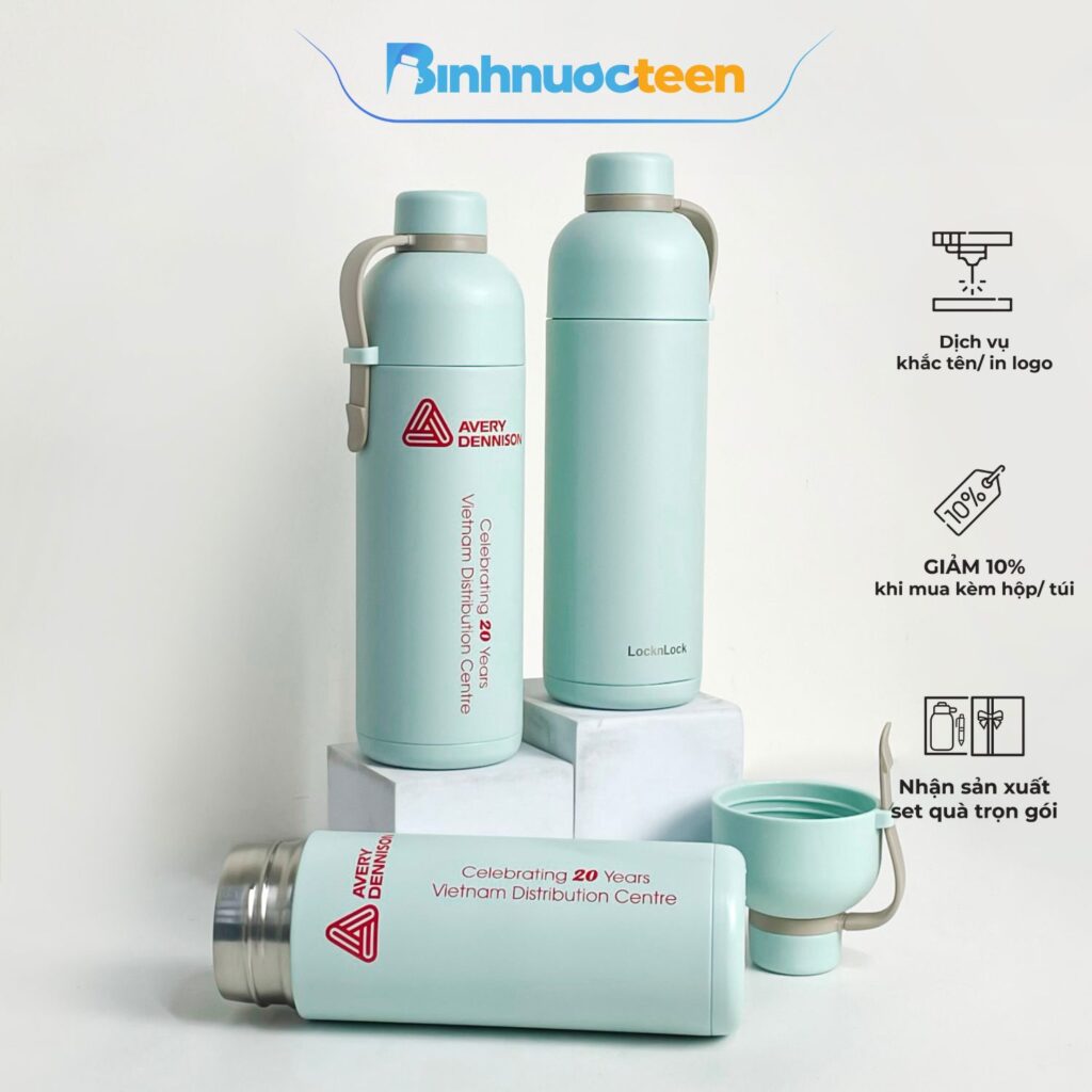 Bình Giữ Nhiệt LocknLock Belt Bottle LHC4267 490ml - Binhnuocteen