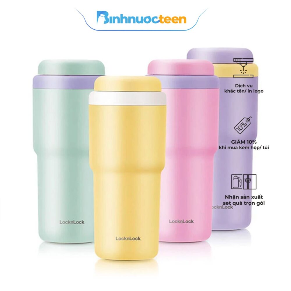 Bình Giữ Nhiệt LocknLock Balance Grip Tumbler 900ml LHC4397 - Binhnuocteen